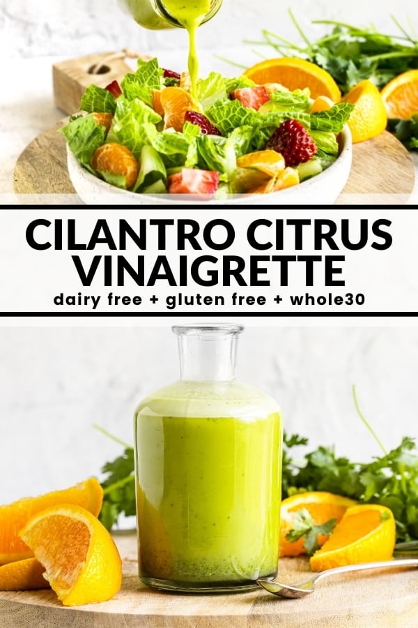 Cilantro Citrus Vinaigrette - The Whole Cook