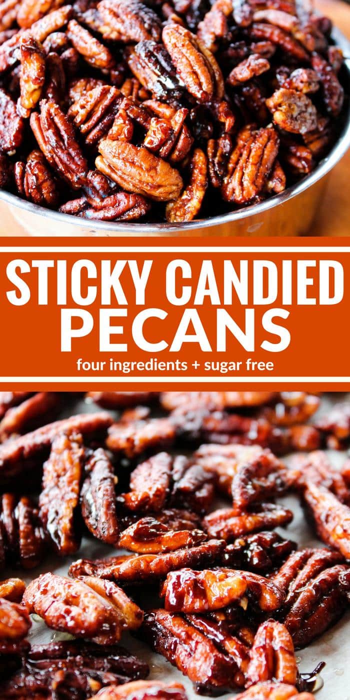 Sticky Candied Pecans - The Whole Cook