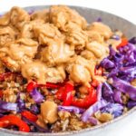 Chicken Satay Cauliflower Rice Bowls - The Whole Cook