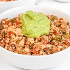 Mexican Chicken Fried Cauliflower Rice - The Whole Cook