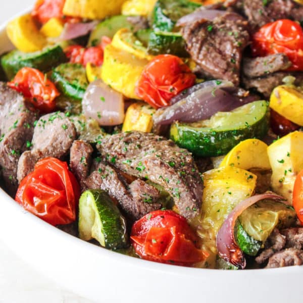 Steak with Roasted Veggies - The Whole Cook