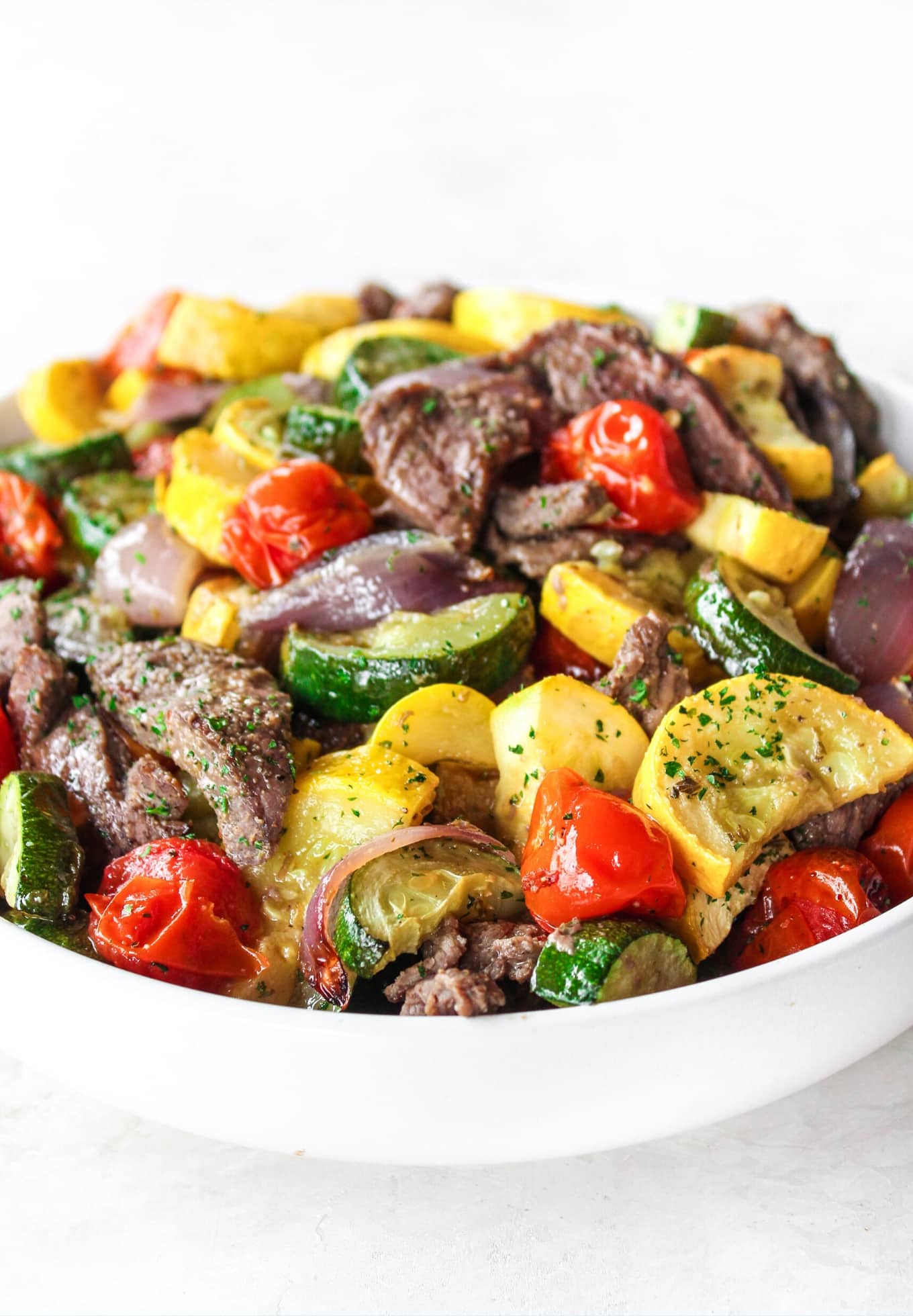 Steak with Roasted Veggies - The Whole Cook
