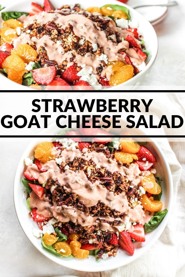 Strawberry Goat Cheese Salad - The Whole Cook