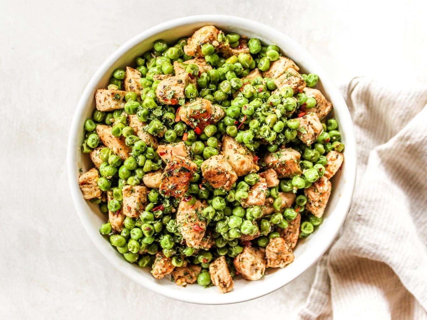 15-Minute Italian Chicken & Peas - The Whole Cook