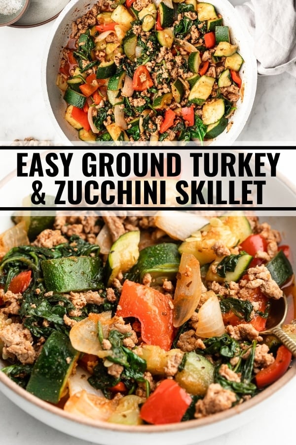 Easy Ground Turkey and Zucchini Skillet - The Whole Cook