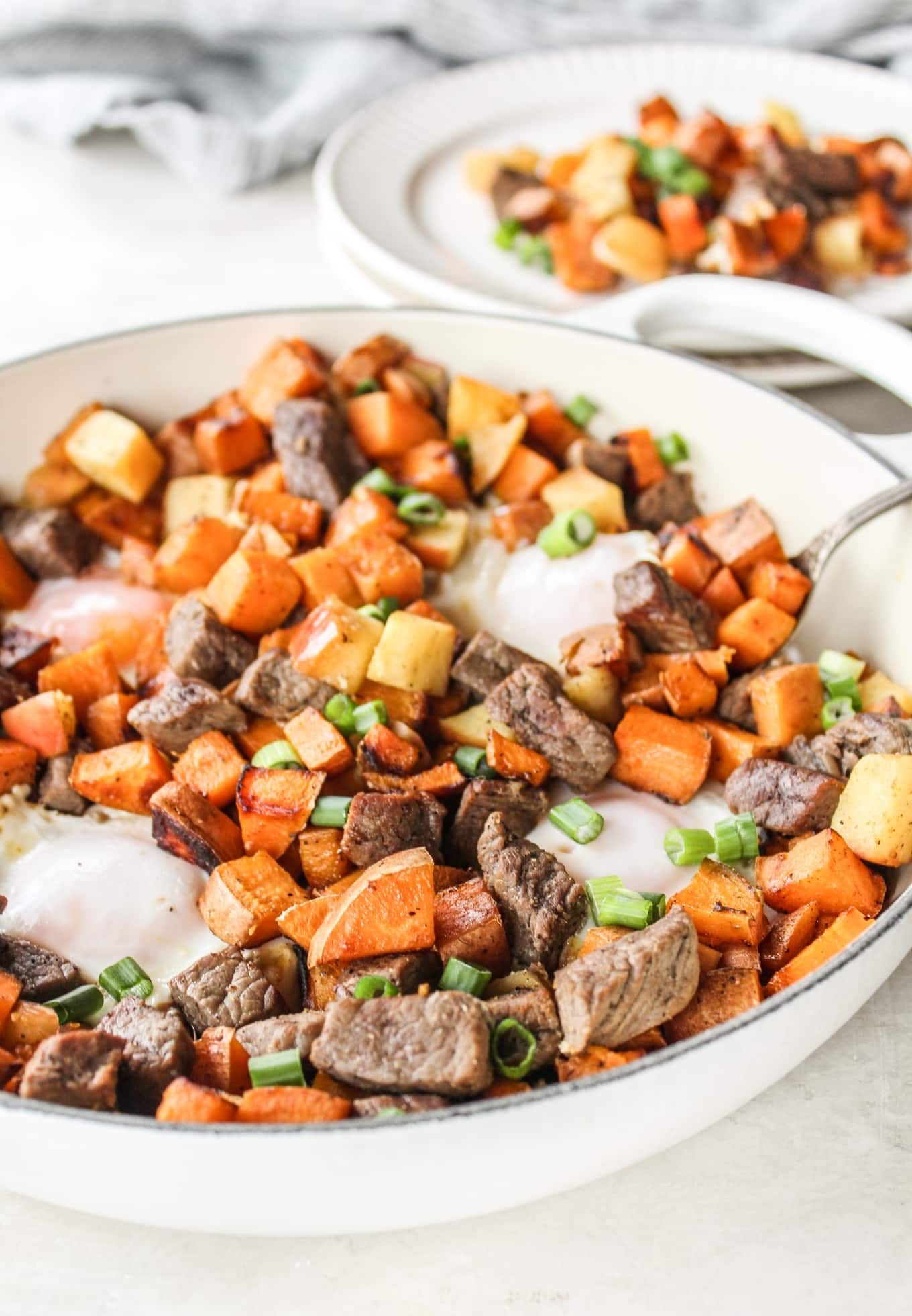 Steak & Sweet Potato Breakfast Hash - The Whole Cook