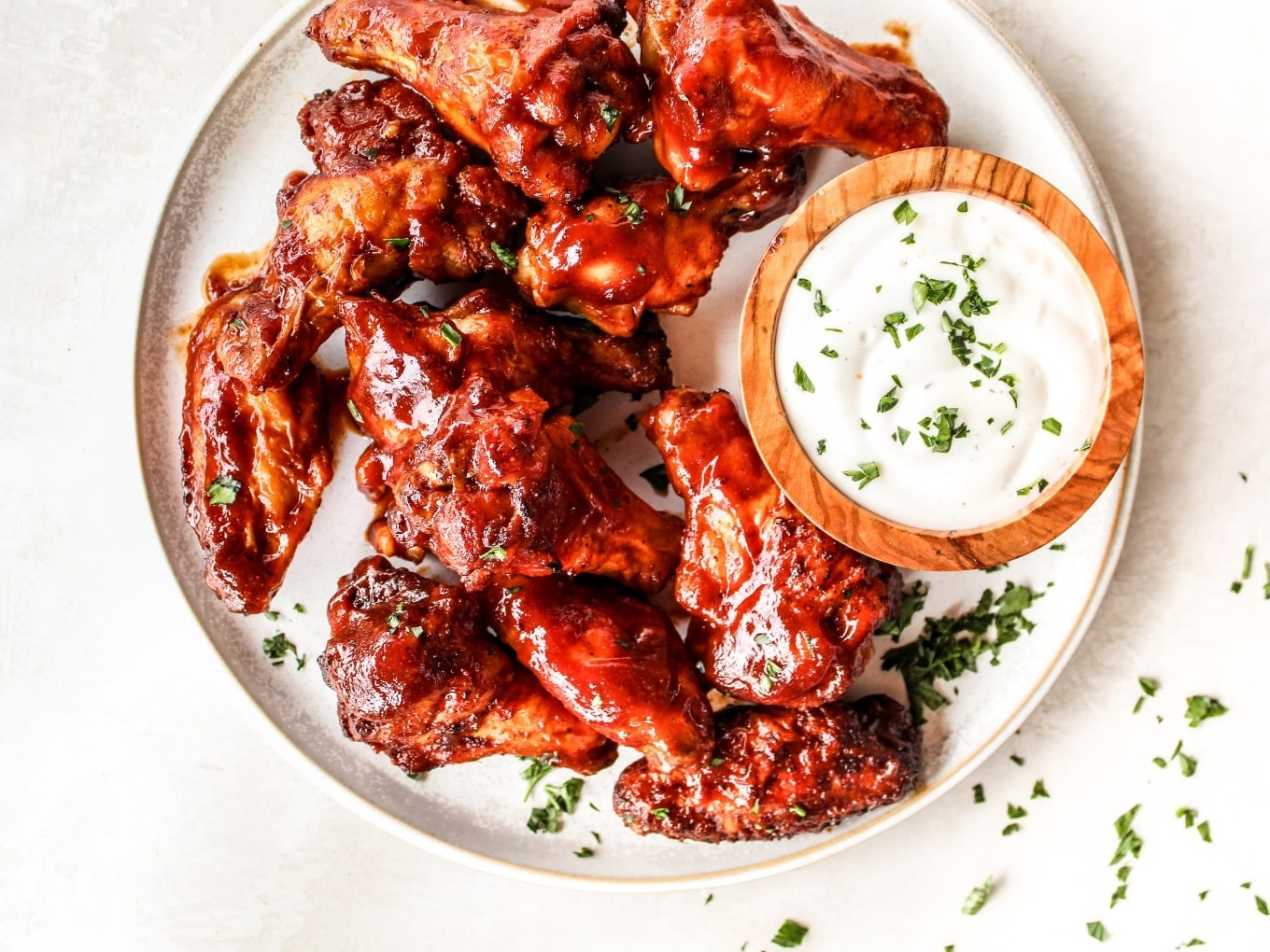 Baked Barbecue Chicken Wings - The Whole Cook