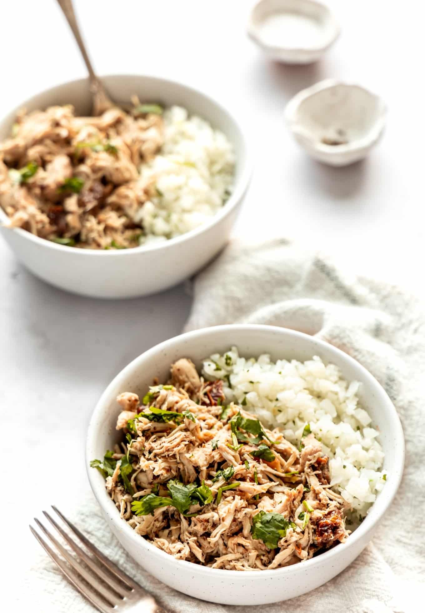 Slow Cooker Italian Shredded Chicken - The Whole Cook