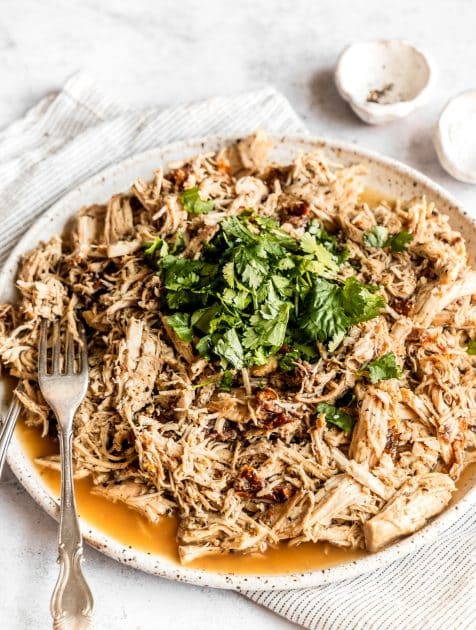 Easy Slow Cooker Shredded Chicken - The Whole Cook