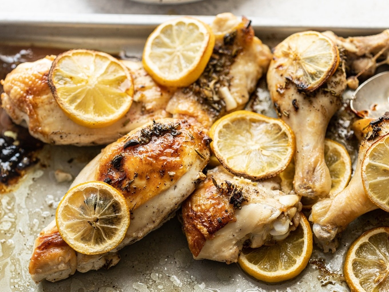 Lemon Herb Roasted Chicken - The Whole Cook Lemon Herb Roasted Chicken - The Whole Cook