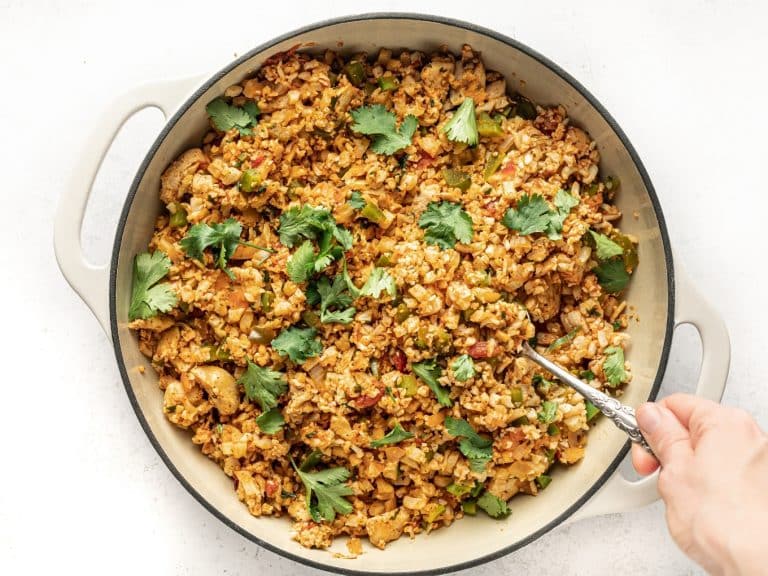 Mexican Chicken Fried Cauliflower Rice - The Whole Cook