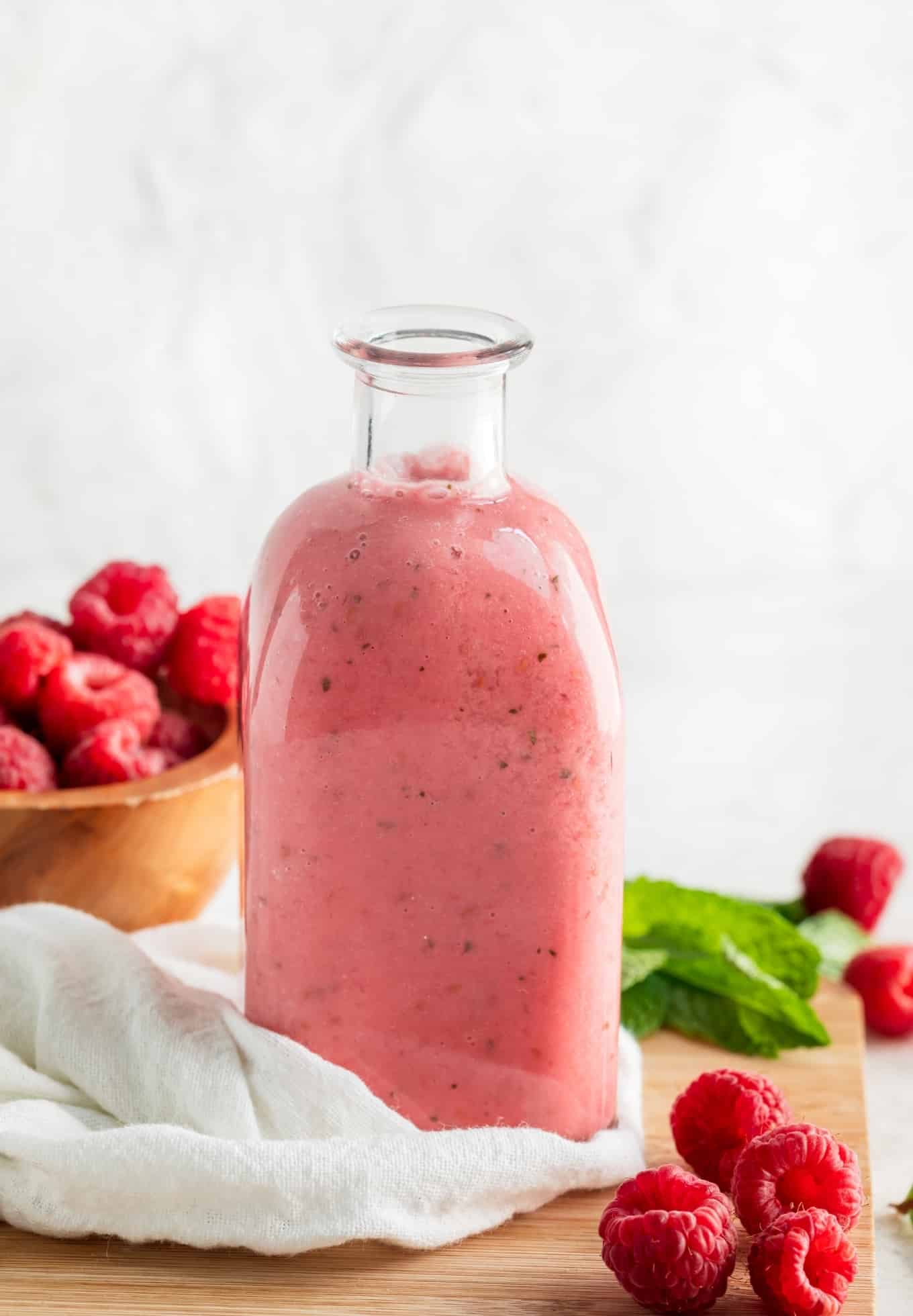 Raspberry Mint Dressing - The Whole Cook