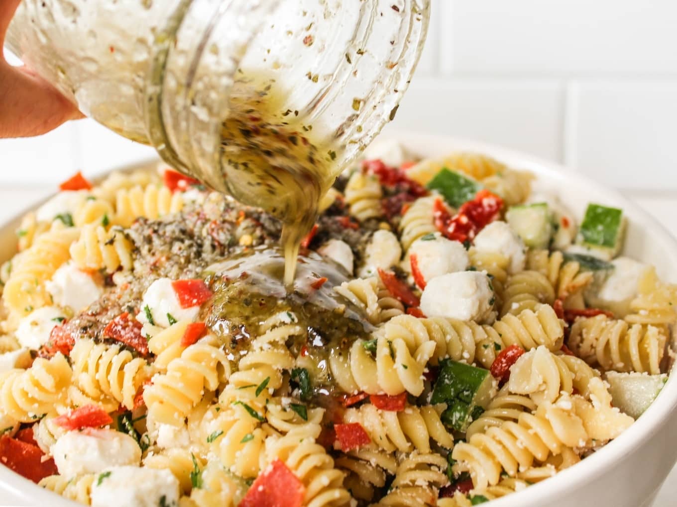 Make Ahead Italian Pasta Salad - The Whole Cook