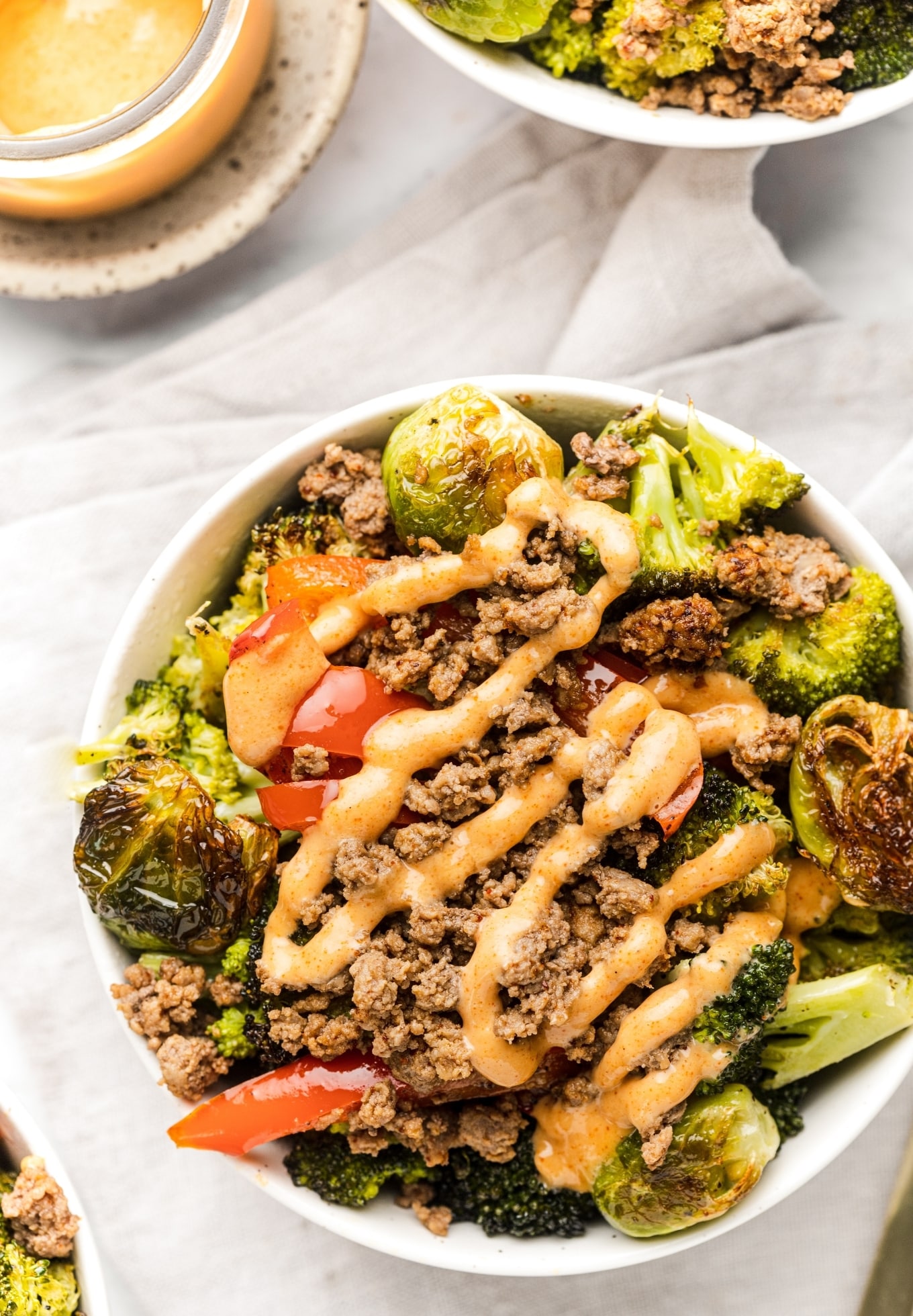 Beef & Veggie Bowls with Comeback Sauce - The Whole Cook