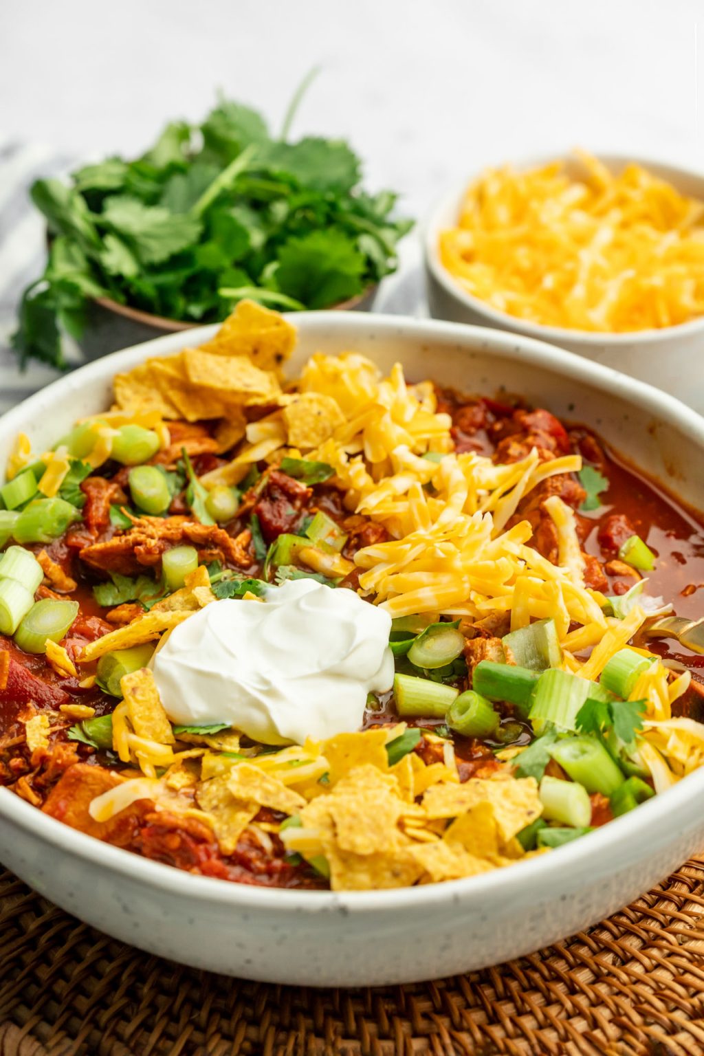Spicy Chipotle Chicken Chili - The Whole Cook