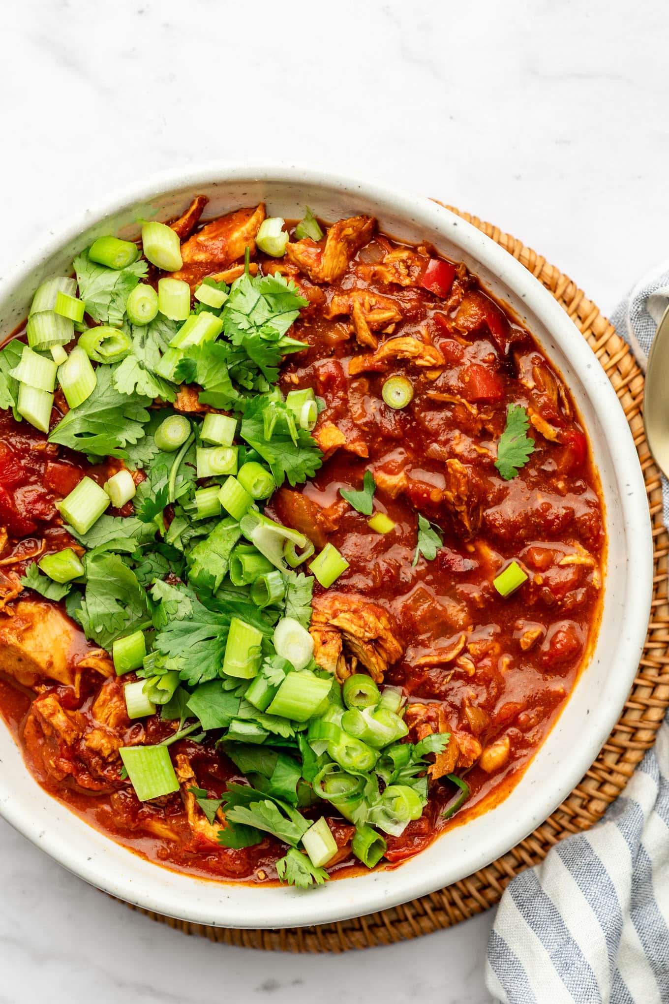 Spicy Chipotle Chicken Chili - The Whole Cook