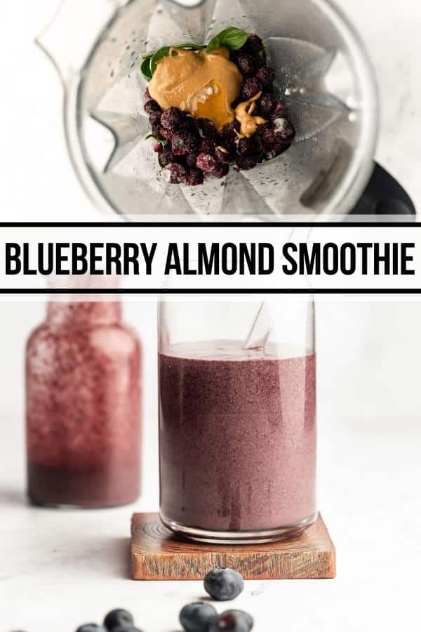 Blueberry Almond Smoothie - The Whole Cook