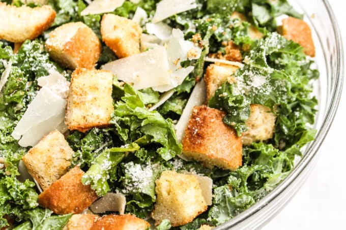 Parmesan Kale Salad - The Whole Cook