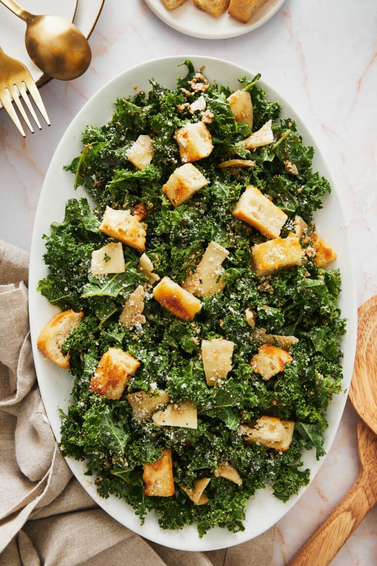 Parmesan Kale Salad - The Whole Cook
