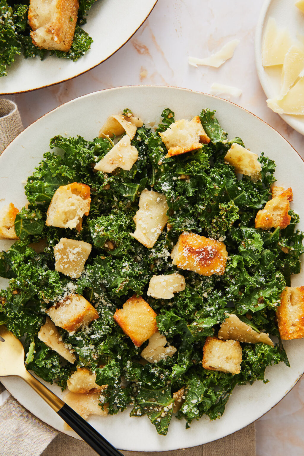 Parmesan Kale Salad - The Whole Cook