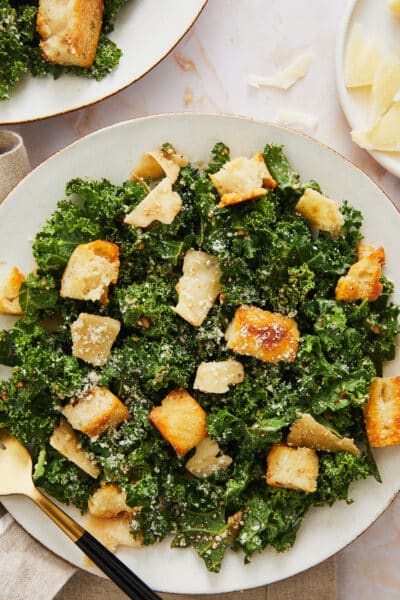 Parmesan Kale Salad - The Whole Cook