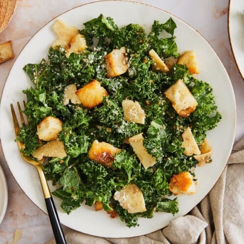 Parmesan Kale Salad - The Whole Cook