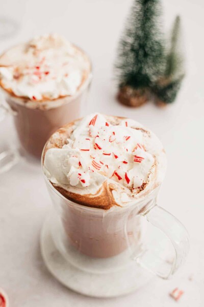 Homemade Peppermint Hot Chocolate - The Whole Cook