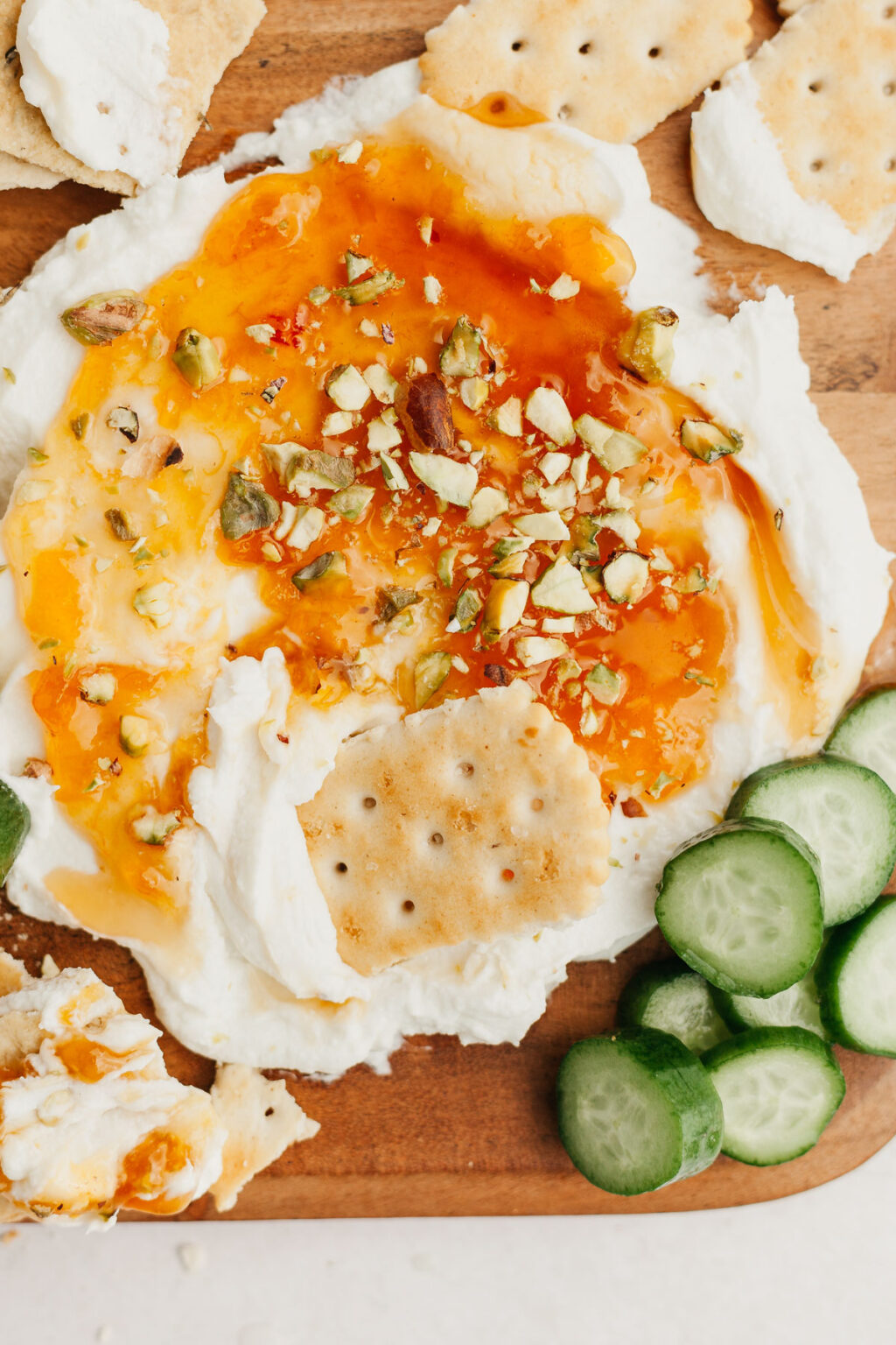 Apricot Goat Cheese Spread - The Whole Cook