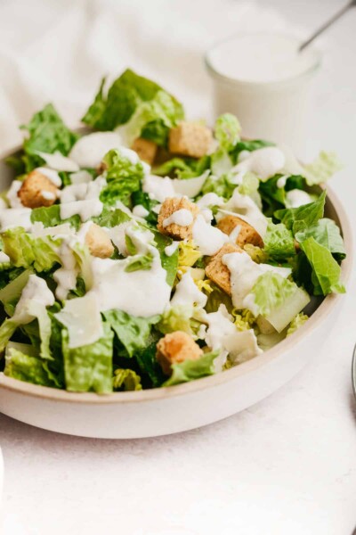 Easy Healthy Caesar Salad Dressing (without Anchovies) - The Whole Cook
