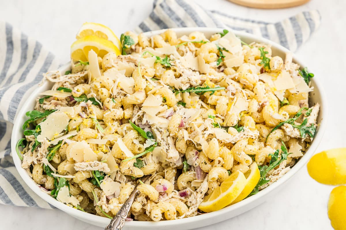 Lemon Pasta Salad - The Whole Cook