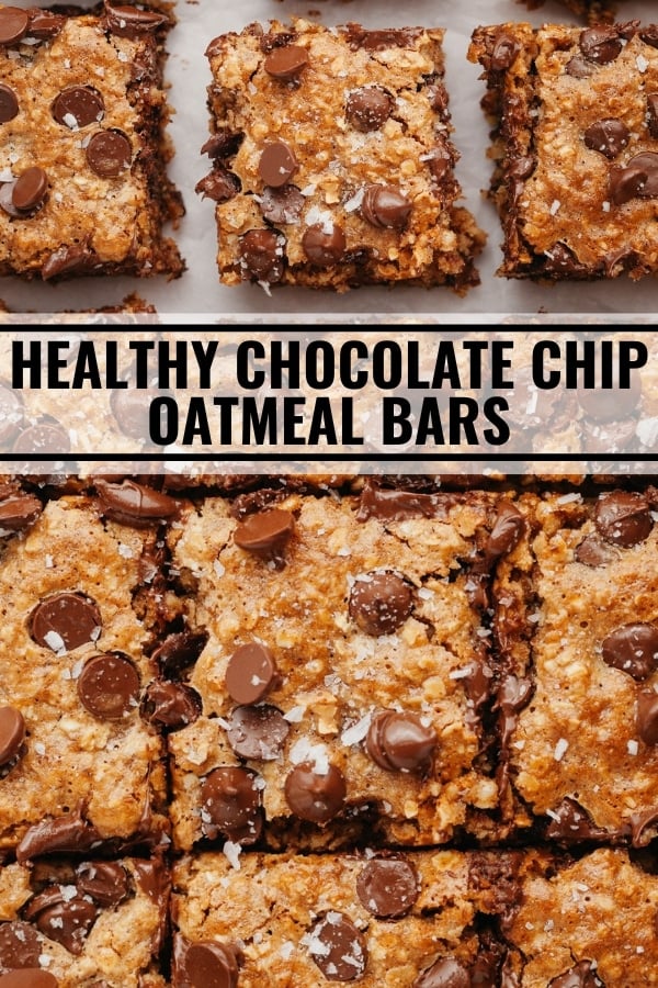 Healthy Chocolate Chip Oatmeal Bars - The Whole Cook