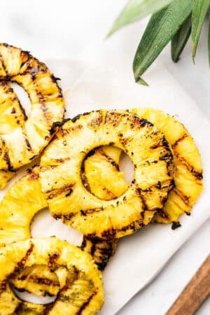 Grilled Pineapple Slices - The Whole Cook