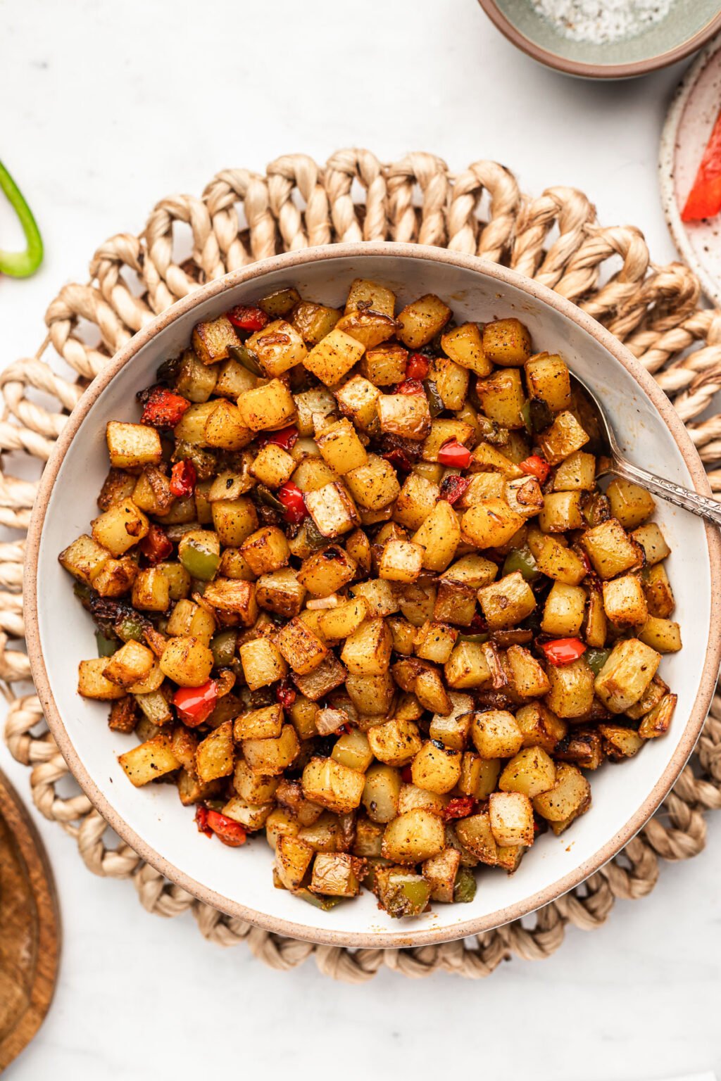 Southwestern Skillet Potatoes with Peppers and Onions - The Whole Cook