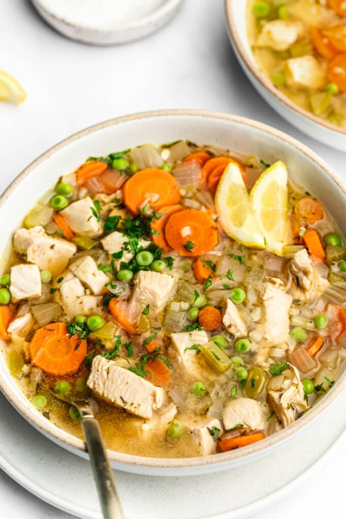 Chicken and Cauliflower Rice Soup - The Whole Cook