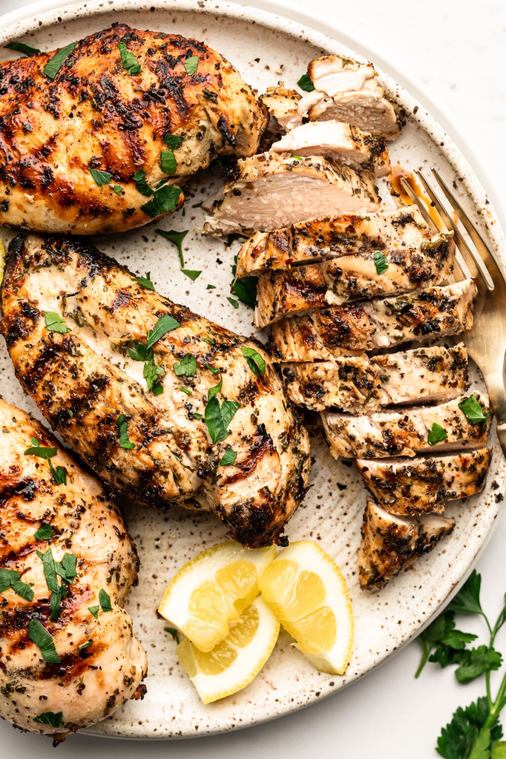 Lemon Herb Marinated Grilled Chicken - The Whole Cook