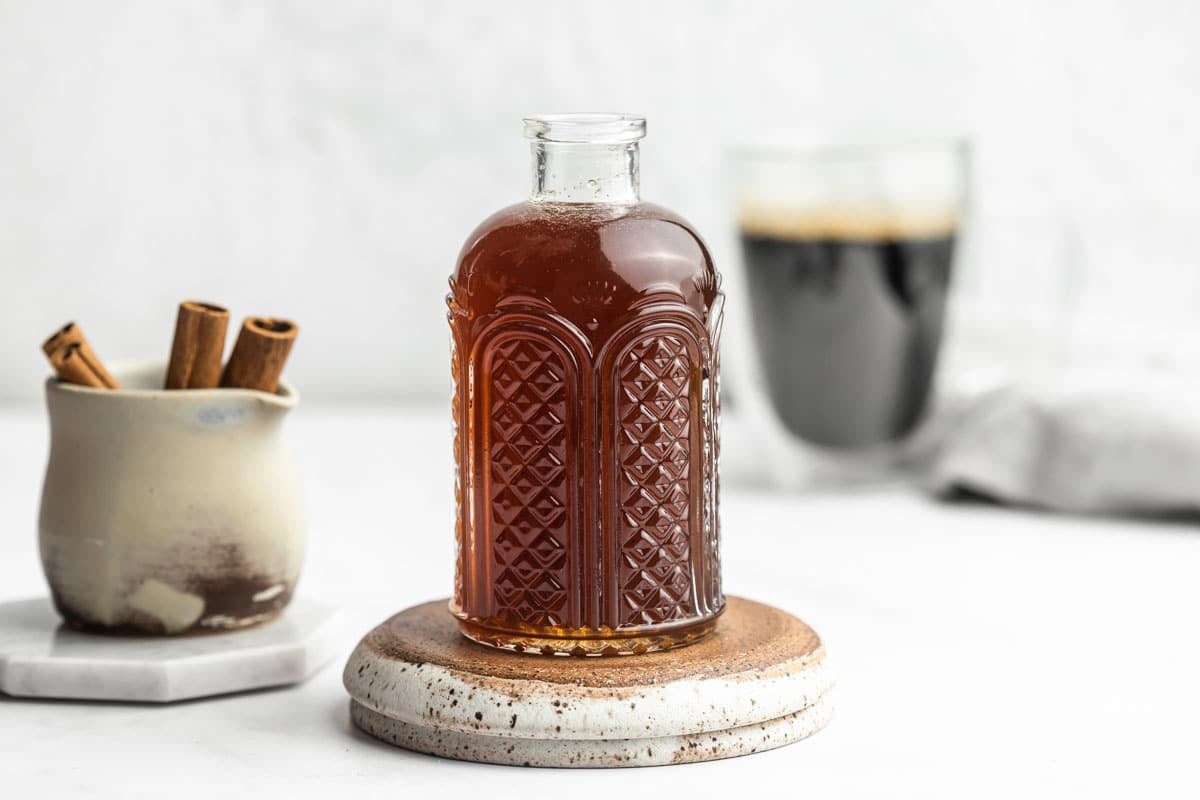 Maple Cinnamon Simple Syrup - The Whole Cook