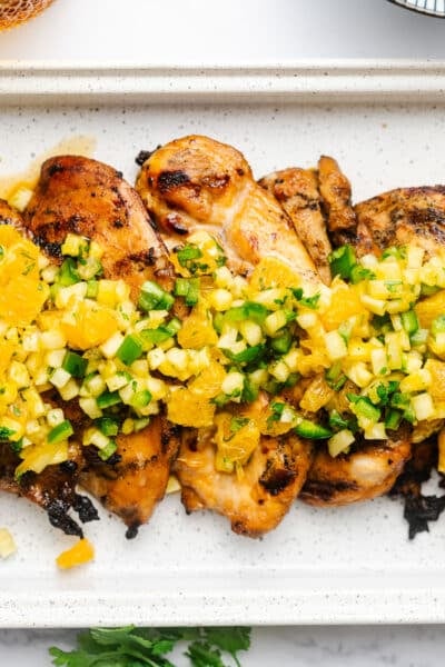 Tropical Salsa Grilled Chicken - The Whole Cook