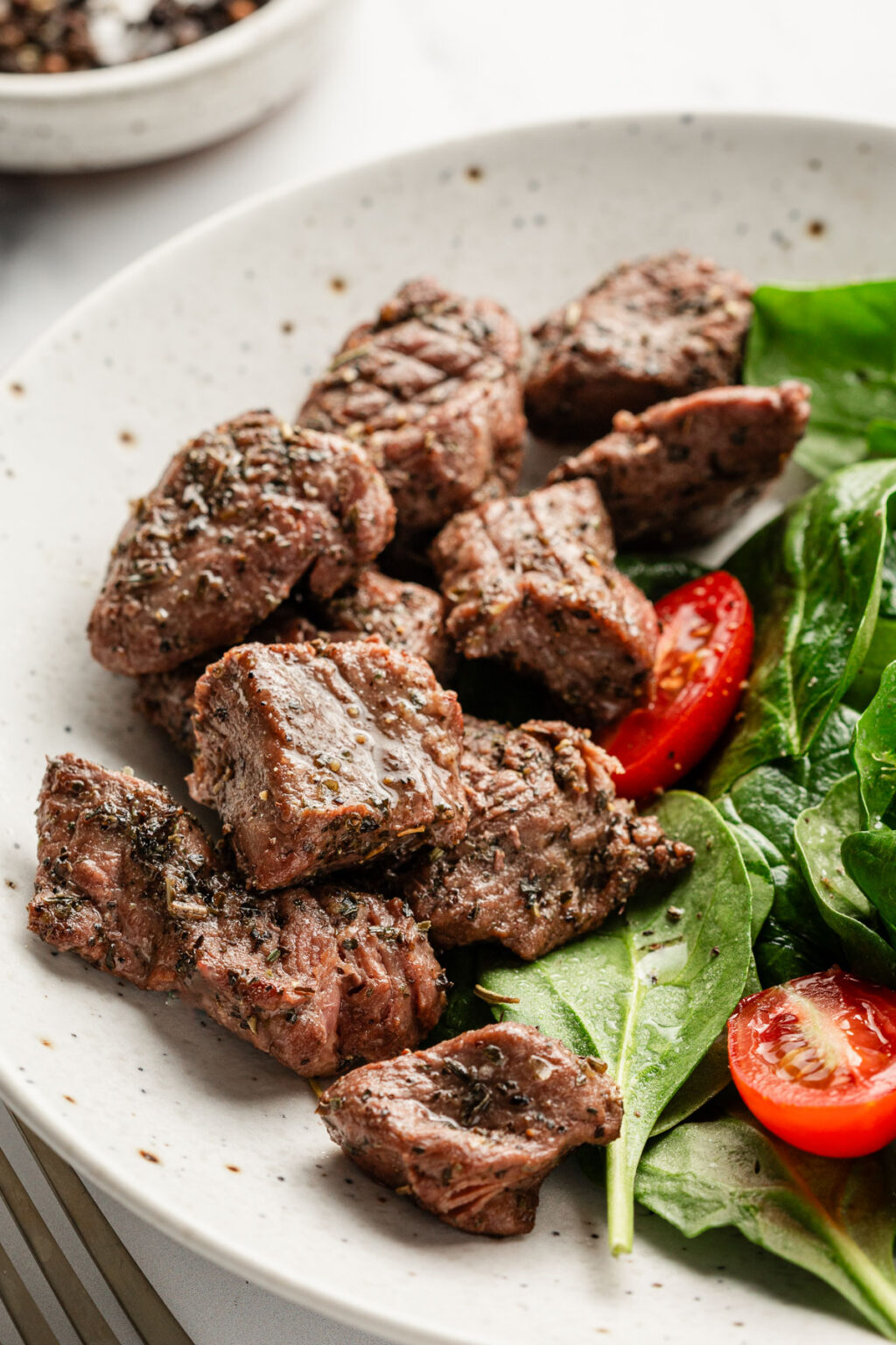 Easy Air Fryer Steak Bites - The Whole Cook