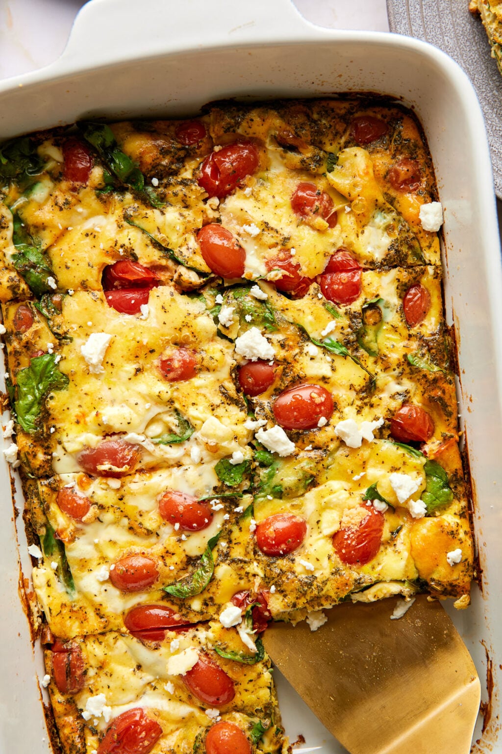 Low Carb Feta Breakfast Casserole - The Whole Cook