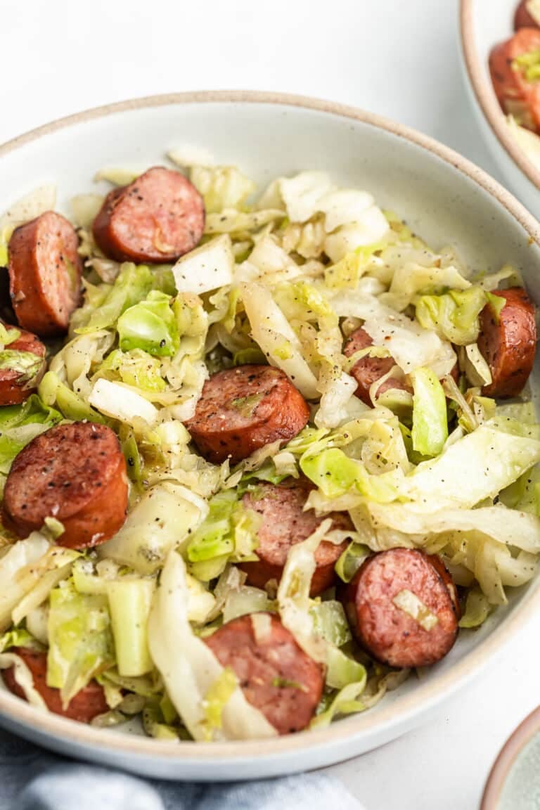Easy Sausage and Cabbage Skillet - The Whole Cook